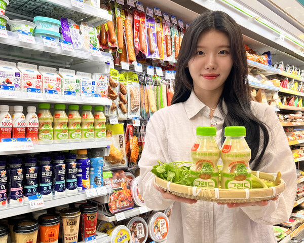 GS25, '봄기운 듬뿍' 미나리 활용 신개념 야쿠르트·주류 선봬